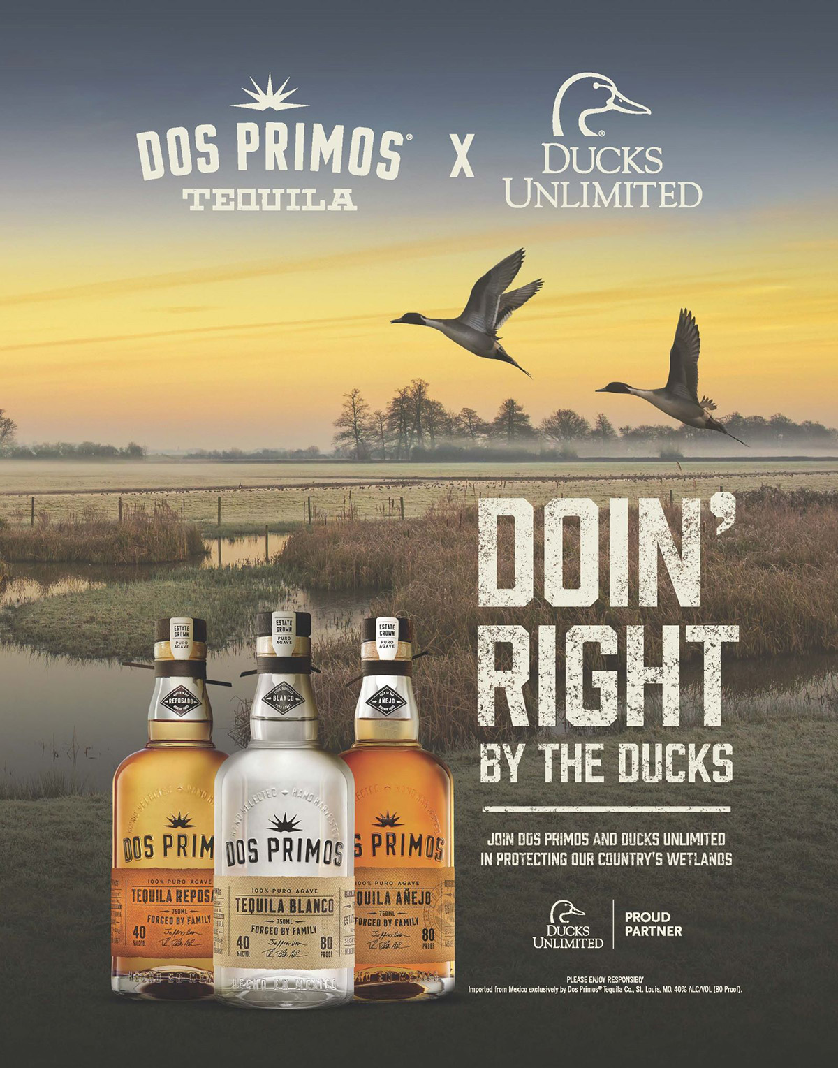 Dos Primos Tequila is the newest Proud Partner of DU | Ducks Unlimited
